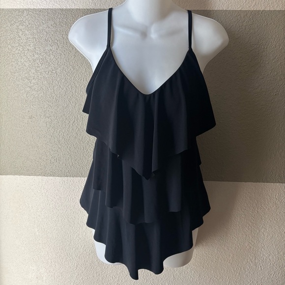Magicsuit | Swim | Magicsuit Womens Black Tankini Top Swim Layered ...